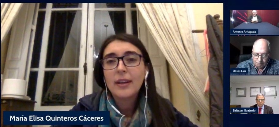 María Elisa Quinteros inaugura ciclo de conferencias “Viviendo el ...